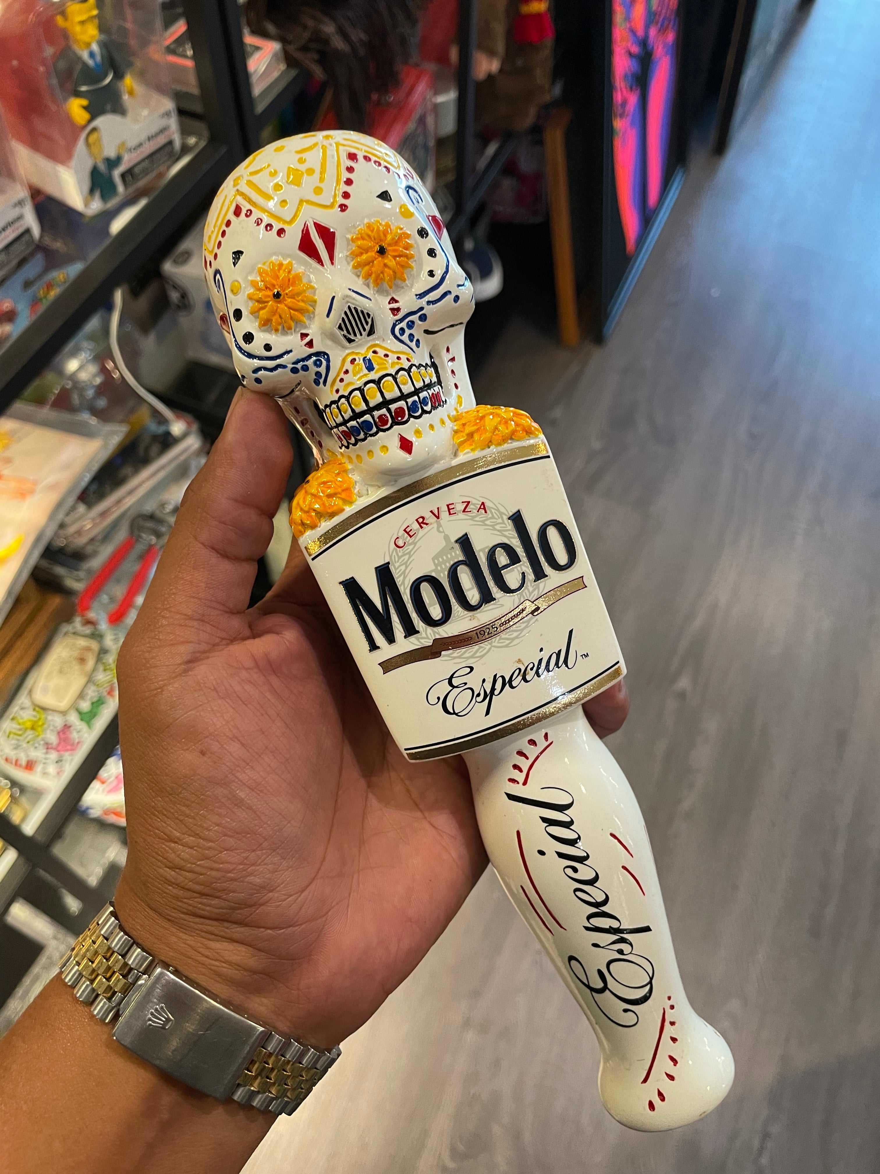 Modelo beer tap dia de los muertos – The junque store